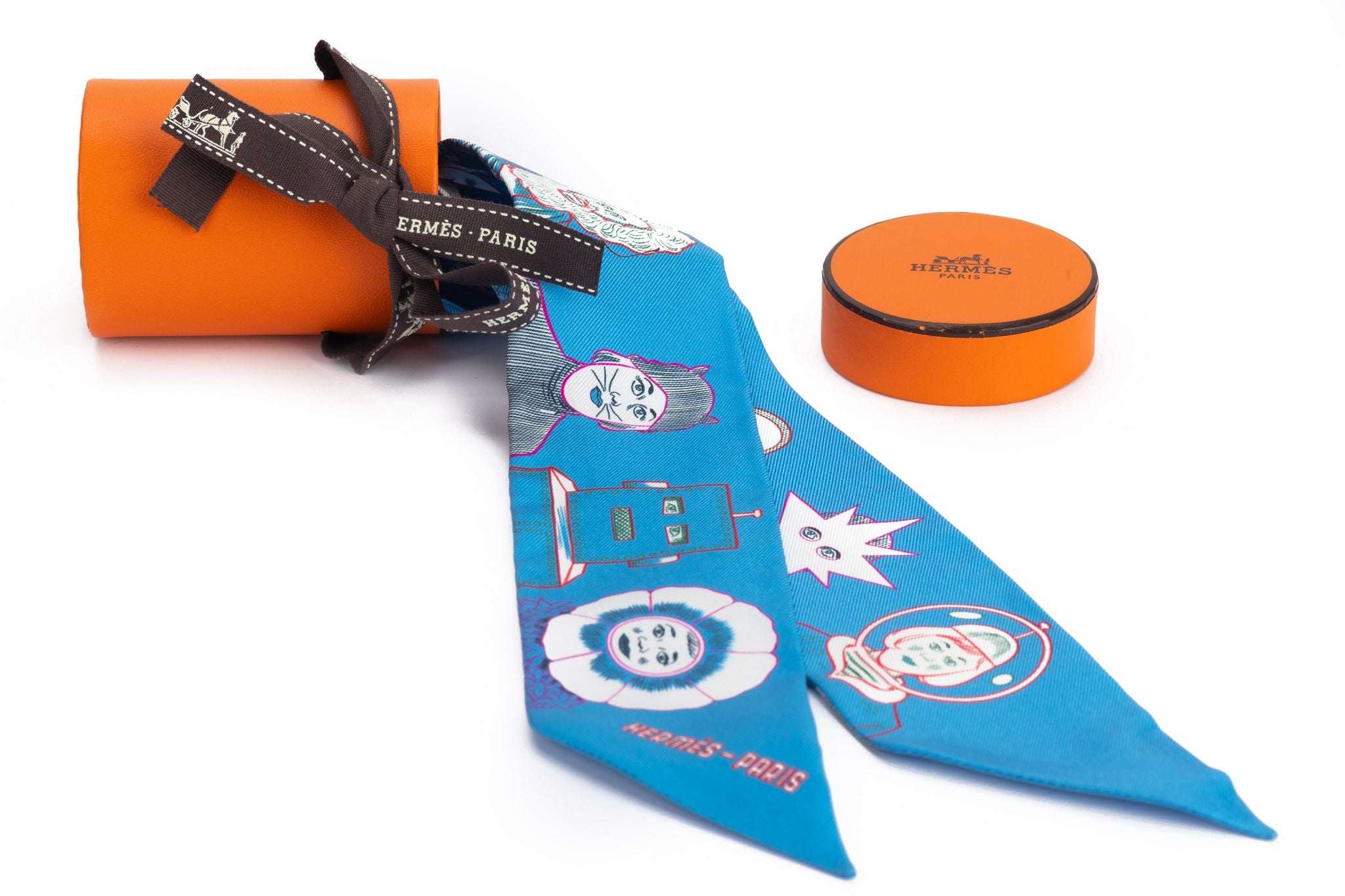 Hermès Comic Twilly Blue - Vintage Lux